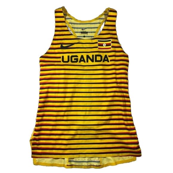 Nike | Tops | Nike Pro Elite 222 Uganda Running Singlet Tank Ci841xxx ...